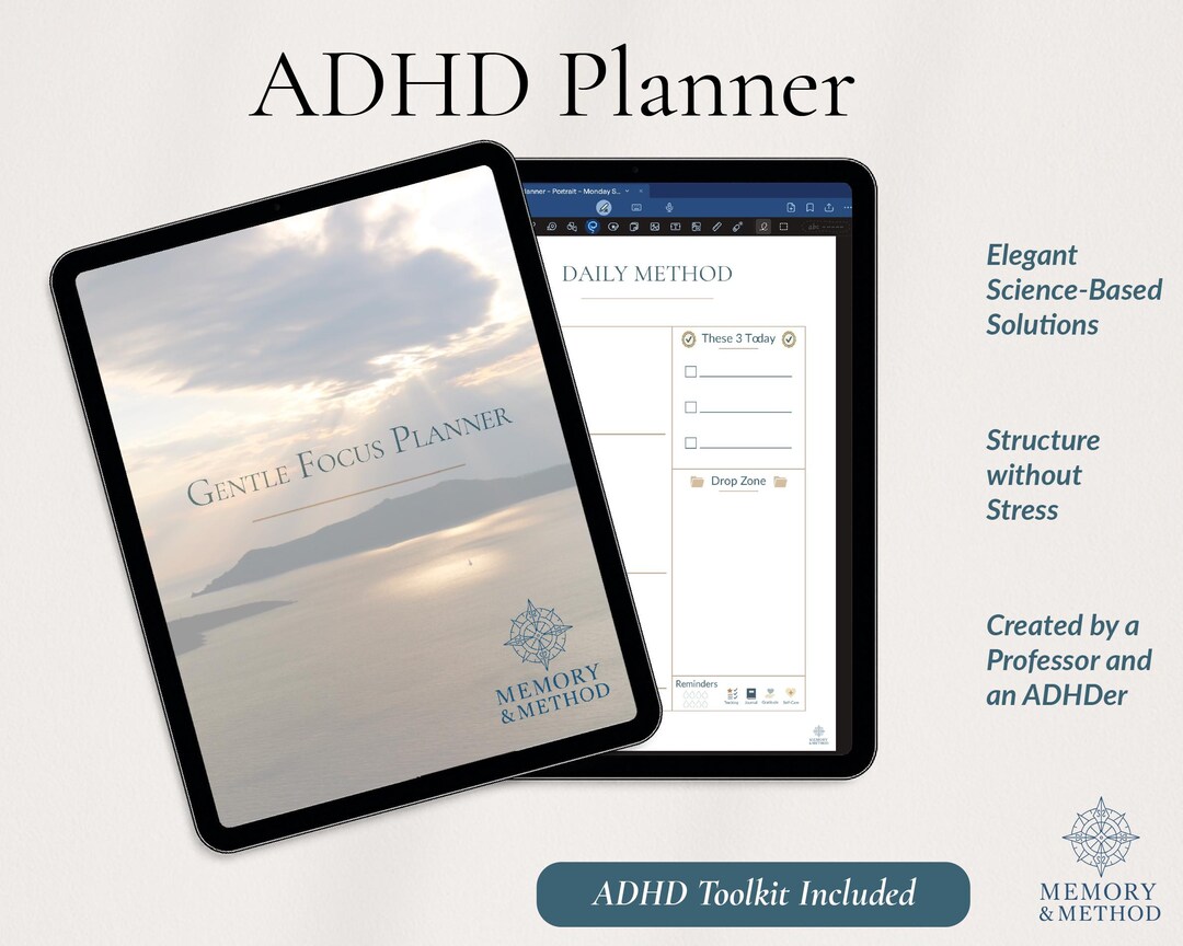 Elegant ADHD Digital Planner | Gamified, Goodnotes PDF (ipad) - Etsy
