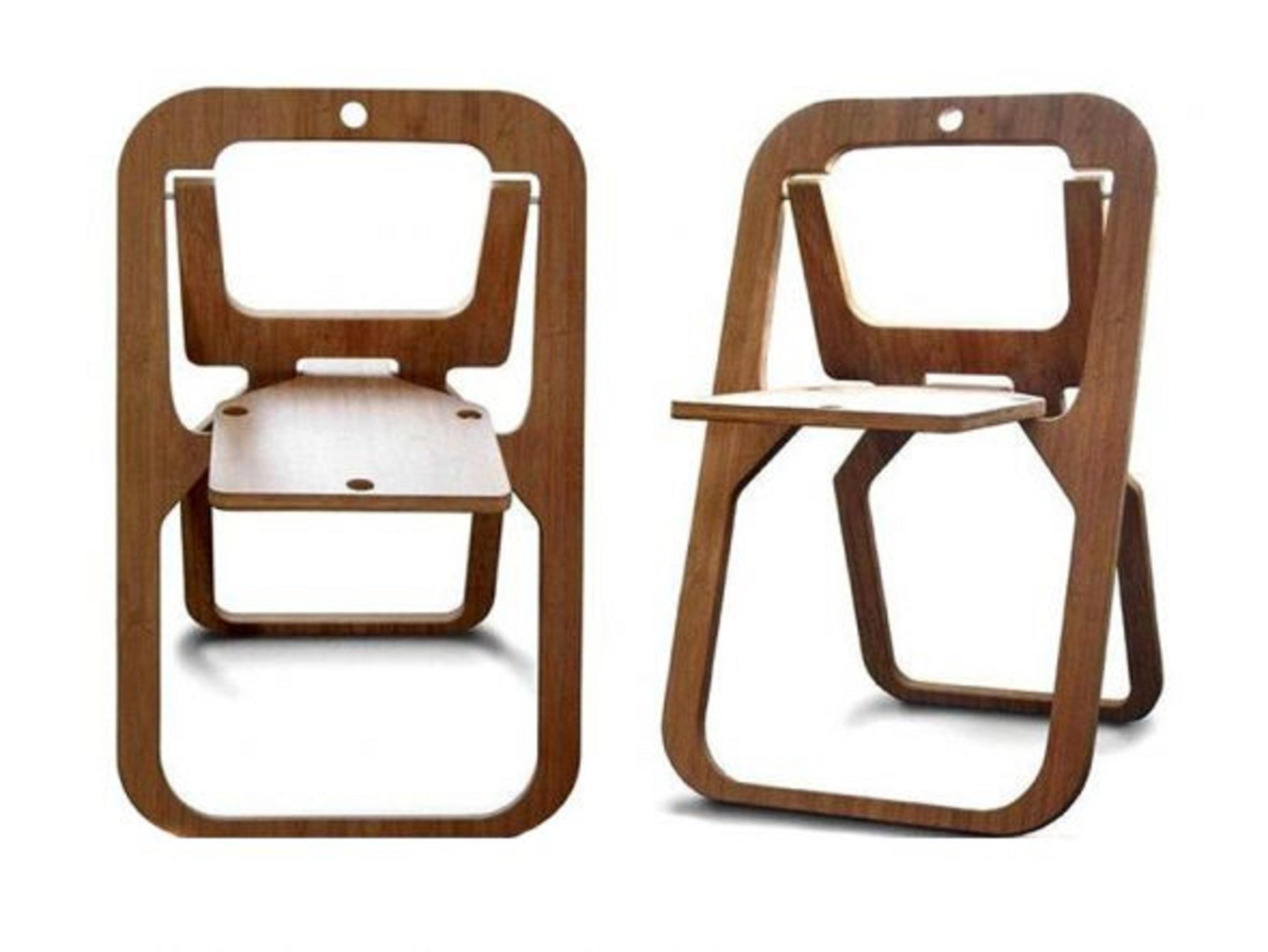 Fold Flat Stool & Chair CNC Cutting File, 18mm Cnc Router Chair, Laser ...