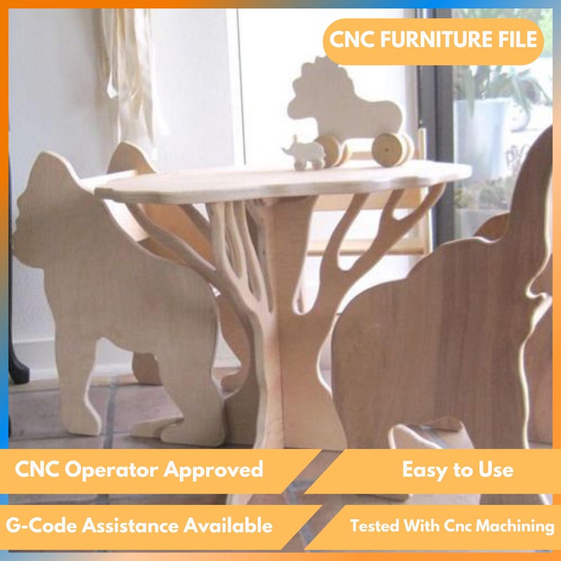 Cnc Wood Animal Cutouts - Etsy