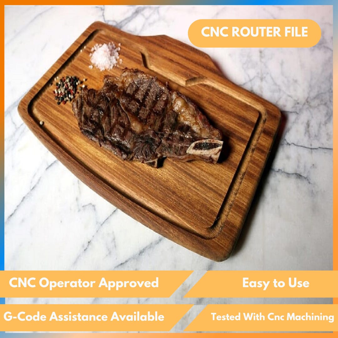 Cnc Router Files for Steak Plate Cnc Router Files – Premium Wood Router ...