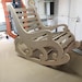 Wooden Rocking Chair CNC Cutting File: SVG, DXF, Vcarve (instant ...