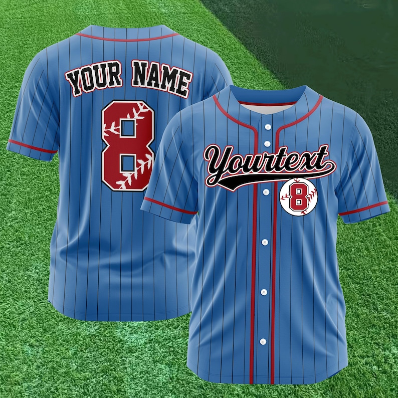 Custom Baby Baseball Jersey Personalized Embroidered Name Number ...