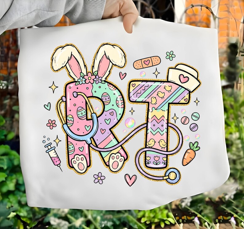 Easter Nurse RT PNG – Respiratory Therapist Design (digital Download - Etsy