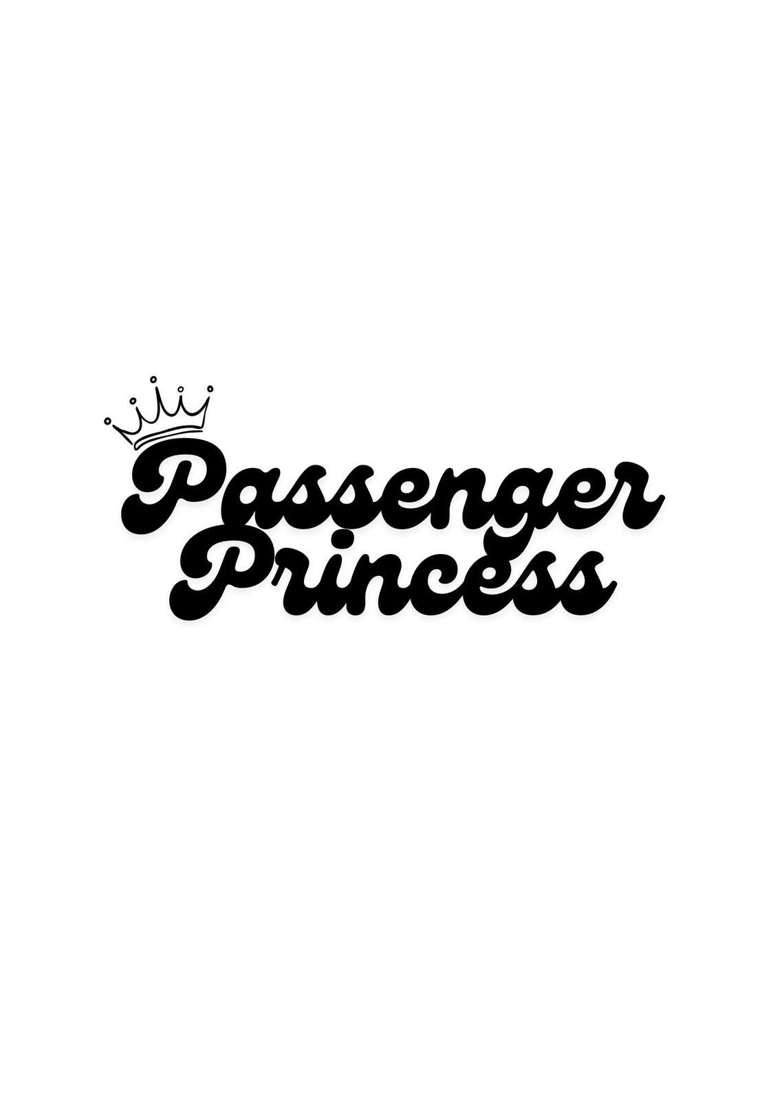Passenger Princess - SVG Download - Etsy
