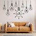 Motivational Light Bulb Wall Decals - Removable PVC Art Stickers With ...