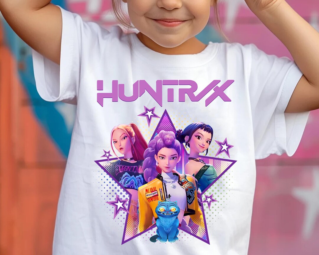 Huntrix Kpop Demon Hunter Shirt, Huntrix Girls Youth Tee, Anime Kpop ...