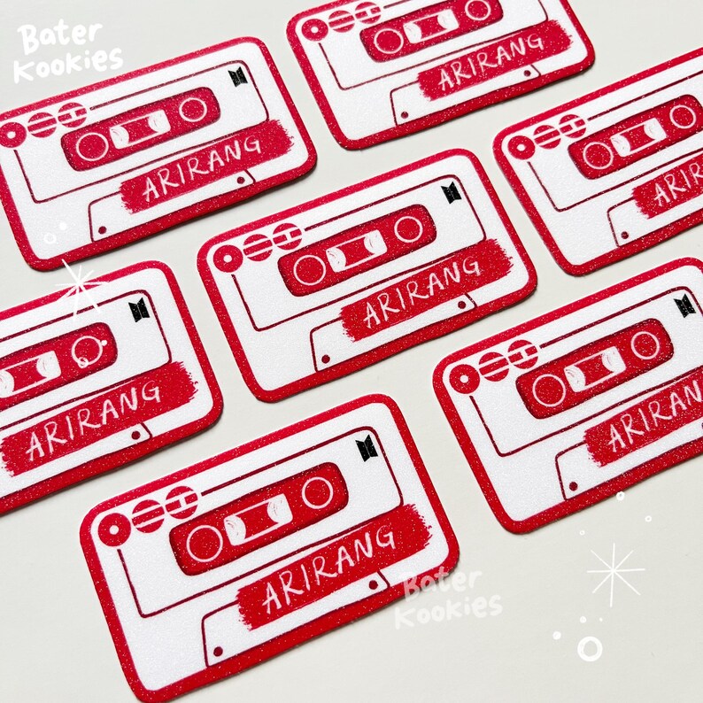 BTS Sticker: Arirang Comeback Album, Kpop Laptop Glitter Sticker - Etsy