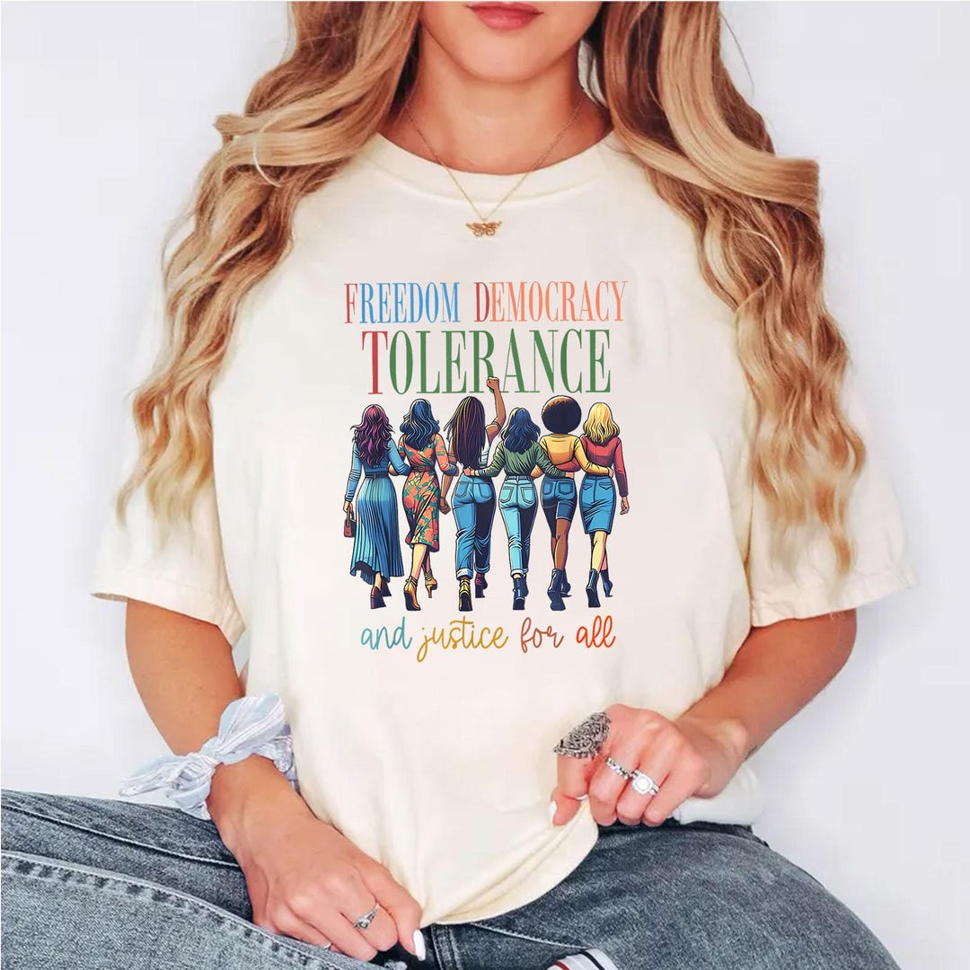 Freedom Democracy Tolerance and Justice for All Anti Trump Png ...