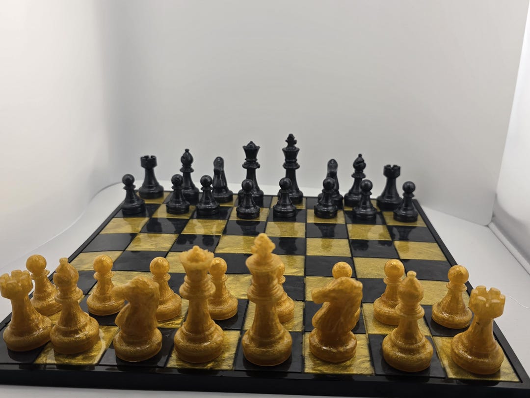 Customizable Resin Chess/checker Set, 12x12 - Etsy