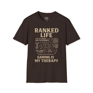 Get Your Game on With Our Ranked Life Gamer T-shirt - Perfect Gift for ...
