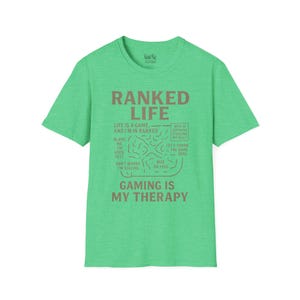 Get Your Game on With Our Ranked Life Gamer T-shirt - Perfect Gift for ...