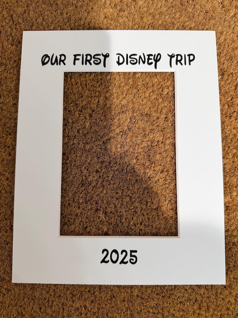 Customizable Disney Autograph Photo Mat | Character Signatures Souvenir ...