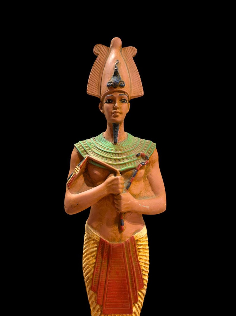 Osiris God Statue: Ancient Egyptian Stone Altar Sculpture - Etsy