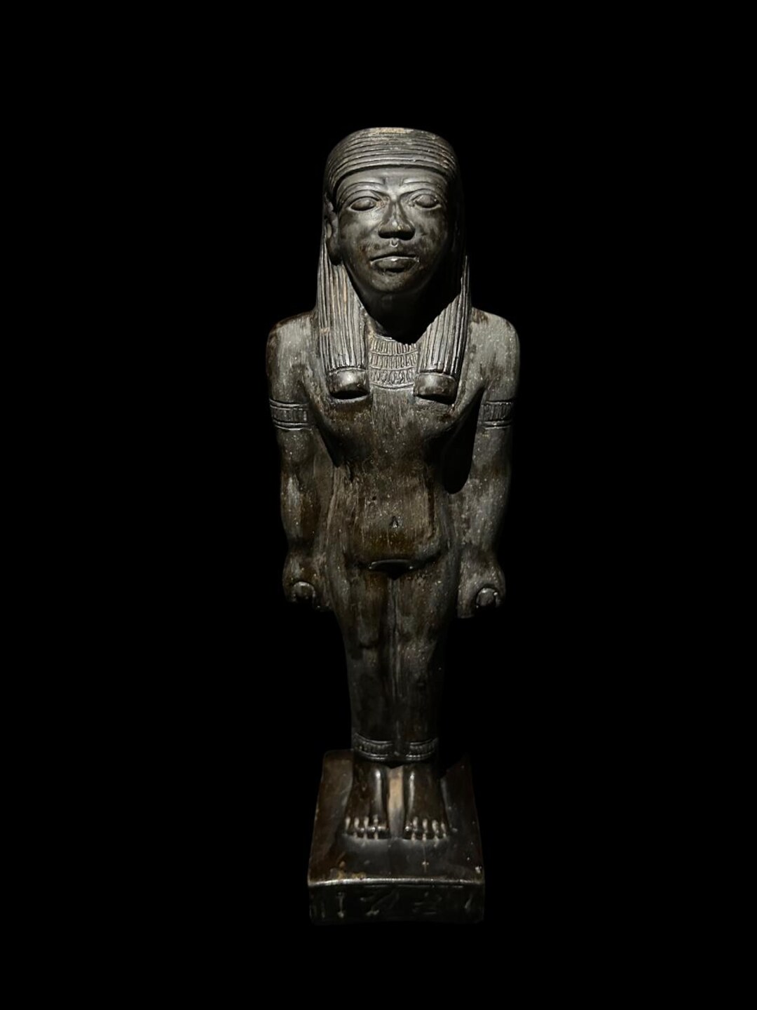Queen Meritamun Statue Handmade Basalt Stone – Egyptian Home Decor ...