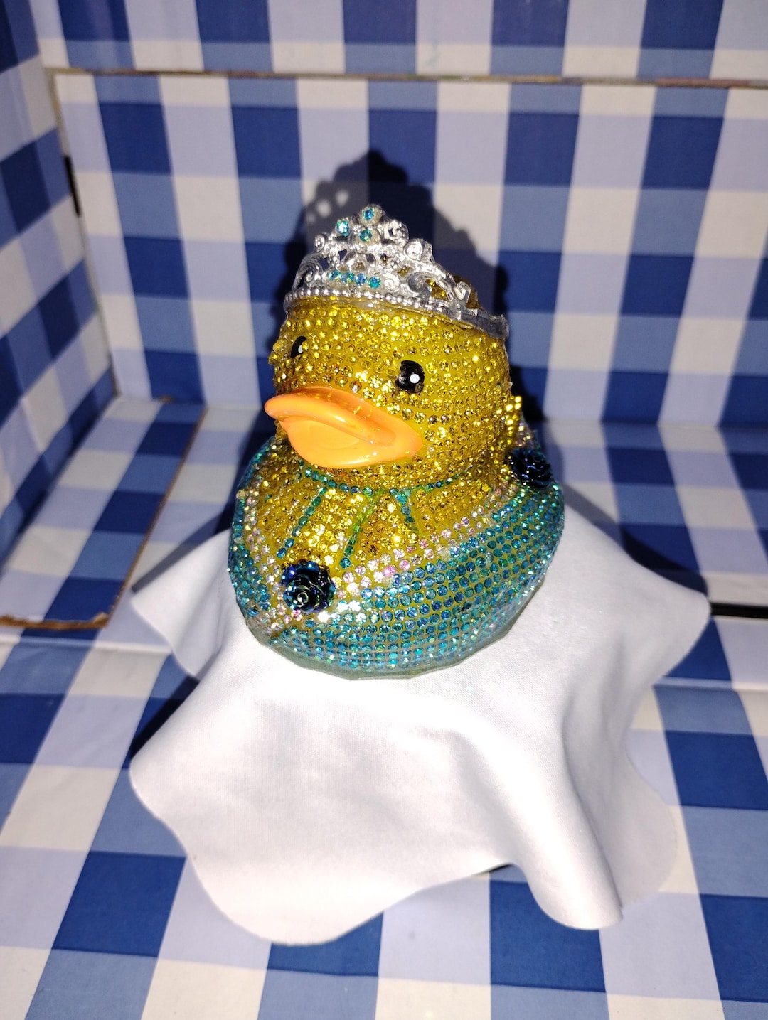 New Beautiful Handmade Large Rhinestone Princess Rubber Duck - Etsy