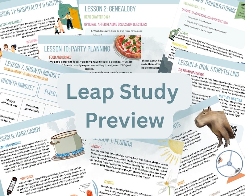 K-3rd Grade Homeschool 12-lesson Unit Study | "because of Winn-dixie ...