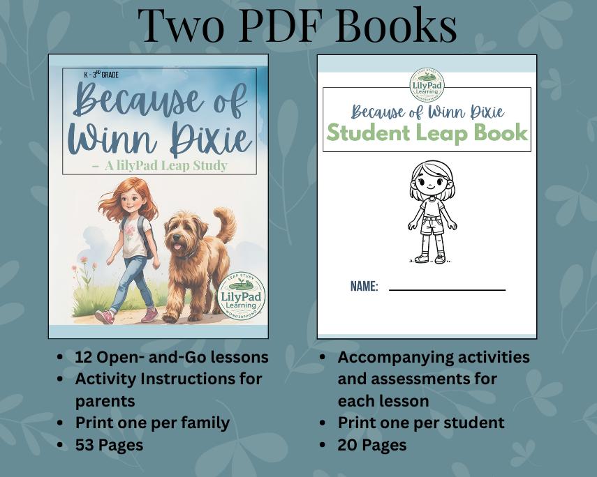K-3rd Grade Homeschool 12-lesson Unit Study | "because of Winn-dixie ...
