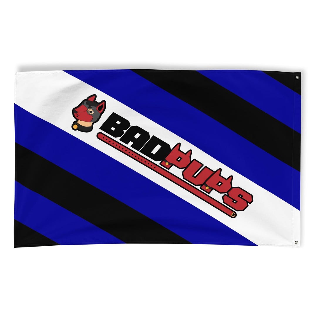 Puppy Play Pride Flag - Badpups (vertically Oriented) - Etsy