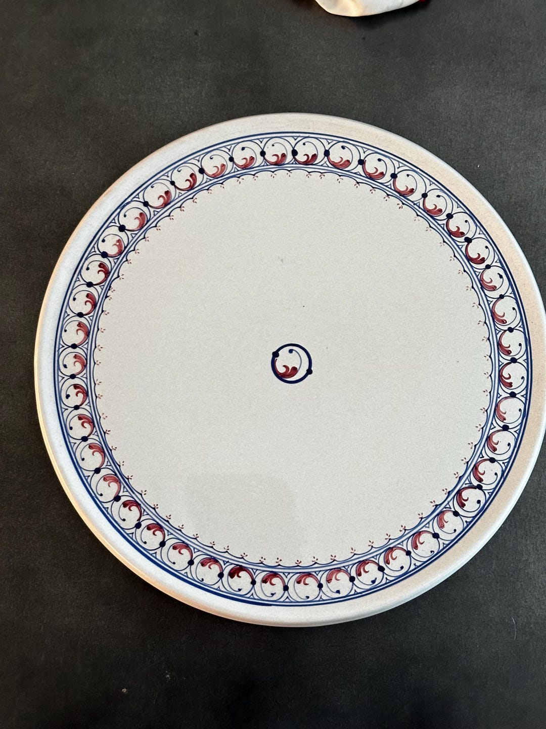 Vintage Italian Deruta Platter Hand Painted DIP A MANO by Franco Mari ...