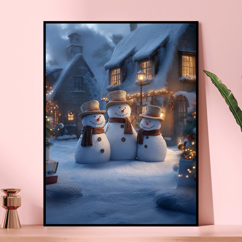 Cozy Snowman Puzzles - Etsy UK