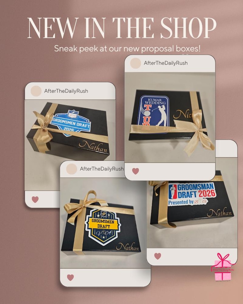 Groomsmen Draft Basketball Proposal Box | Personalized Wedding Party ...