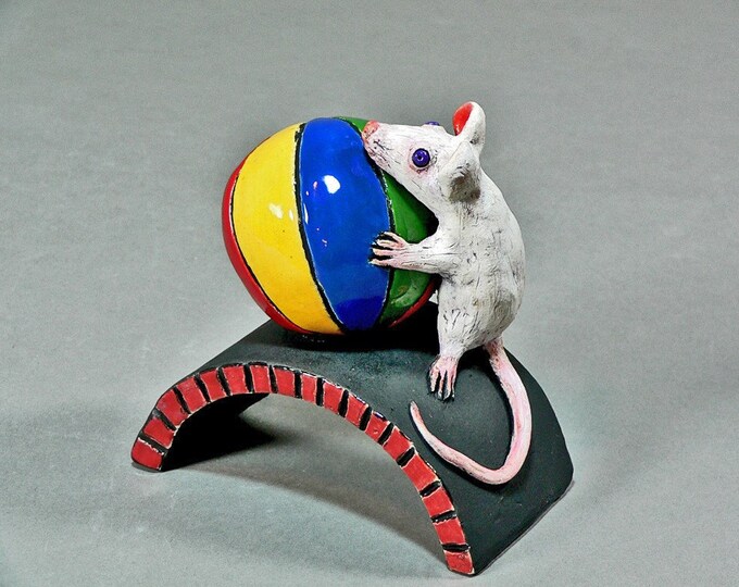 MORTY the Adventurous Mouse Original Ceramic Mouse - Etsy
