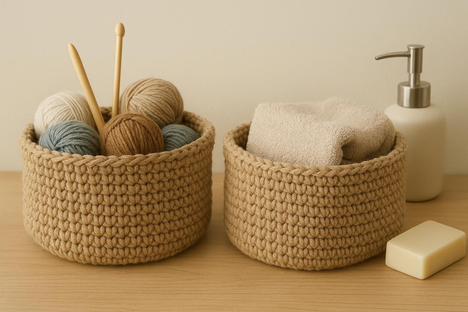 Crochet Basket Pattern: Beginner-friendly Storage Tutorial (PDF ...