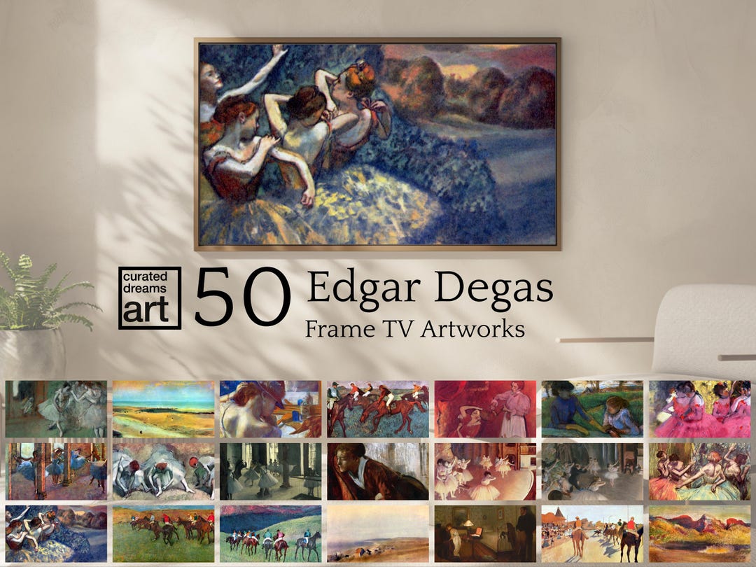 Frame TV - 50 Edgar Degas Paintings Collection - Digital Art Download ...