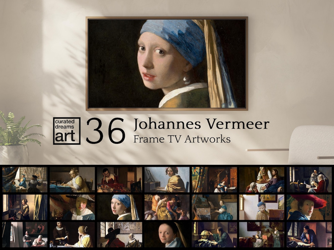 Vermeer Paintings 4K Art Collection: Samsung Frame TV & LG Gallery ...