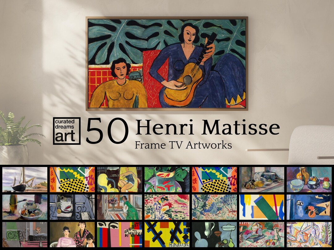 Frame TV - 50 Henri Matisse Artworks Collection - Digital Art Download ...