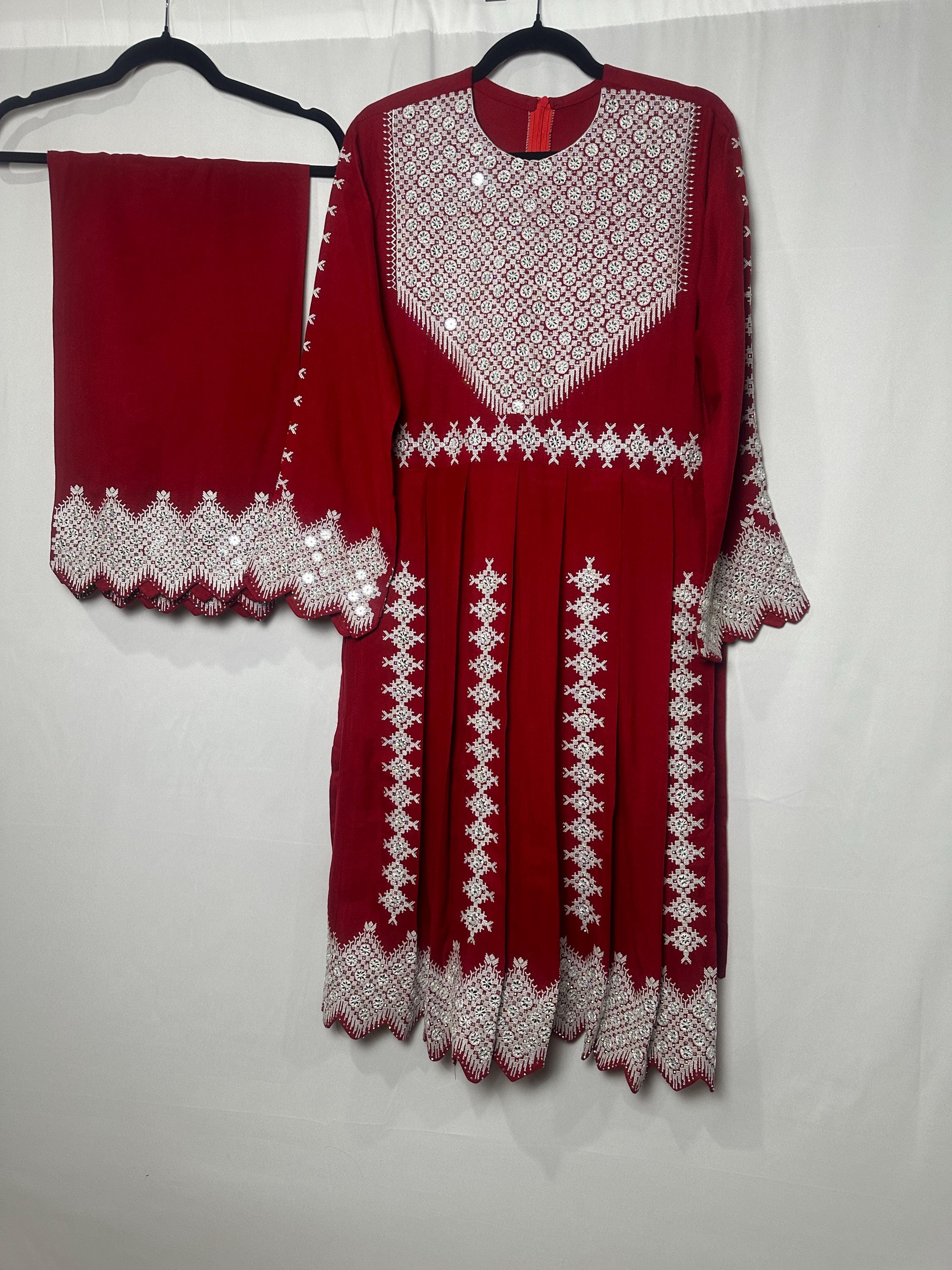Hazaragi Dress for Women Afghani Shawl Shisha شال شیشه زنانه هزارگی - Etsy