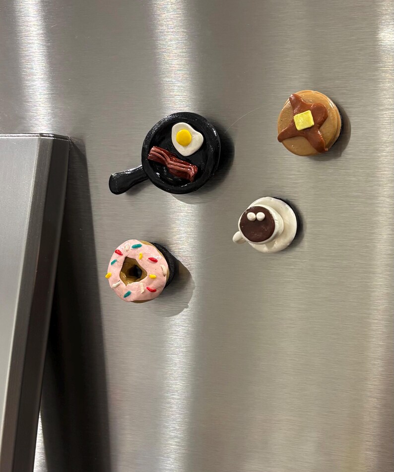Pancake Clay Refrigerator Magnet - Etsy