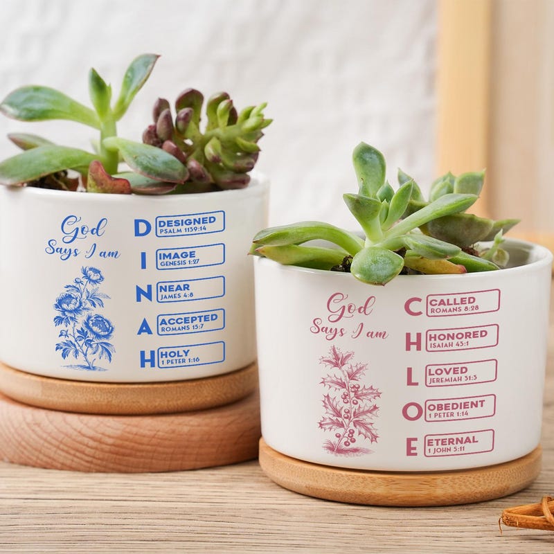 Personalized Planter - Etsy