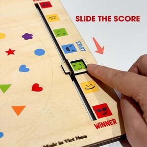 Shape Matching Game, Color Matching Activity, Wooden Toy, Educational ...