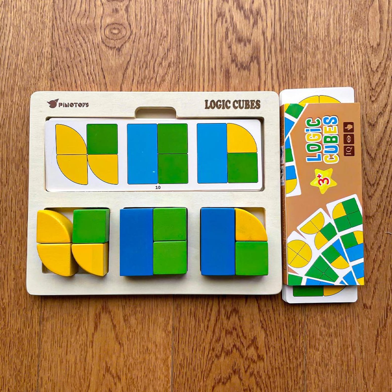 Logic Cube Puzzle and Matching Activity Set, Color Matching Game ...