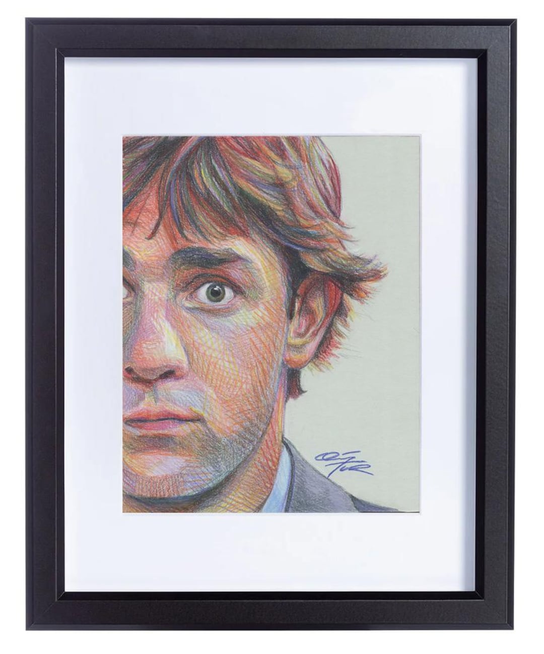 Jim Halpert Funny the Office, Michael Scott , Fine Art Print, Quincey ...