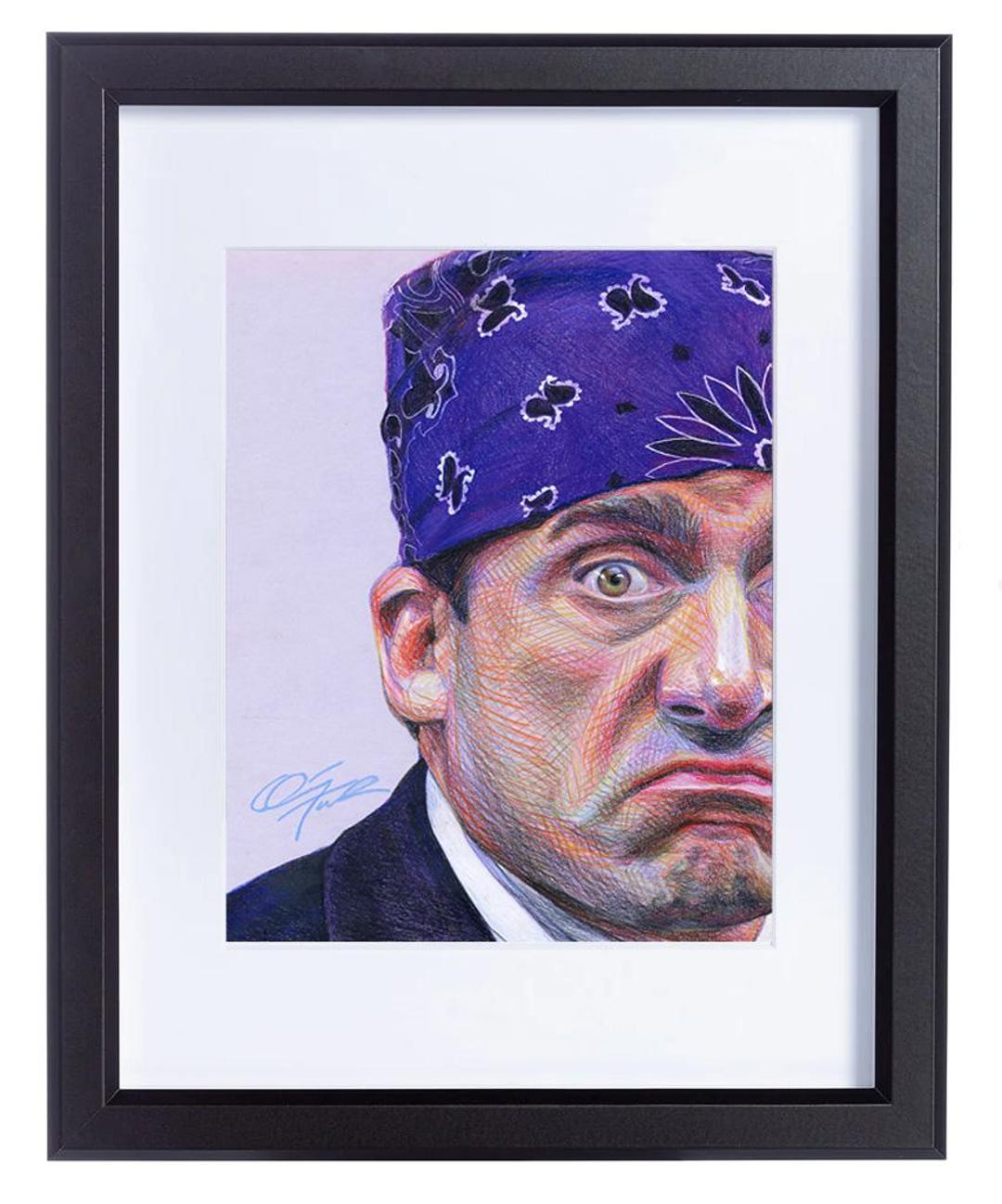 Prison Mike Funny the Office, Michael Scott , Fine Art Print, Quincey ...