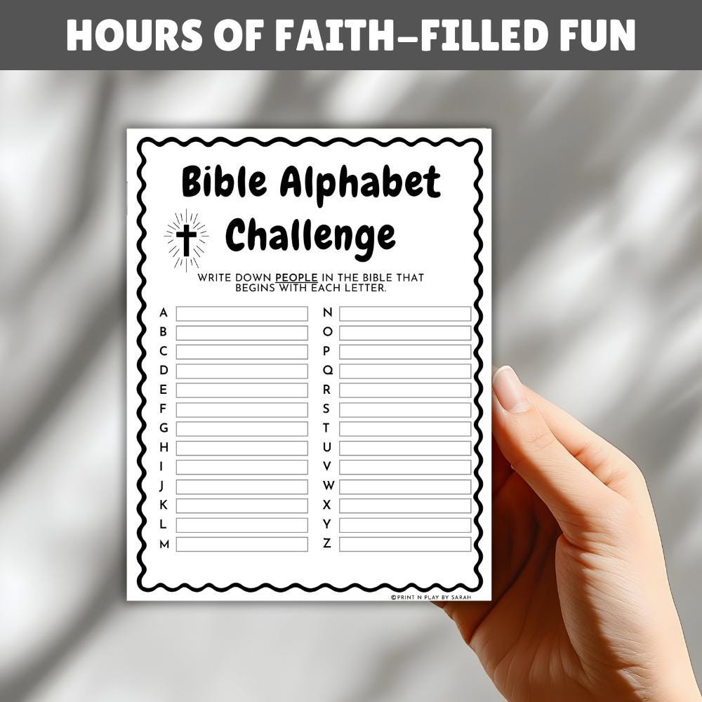Bible Games Bundle for Kids & Youth | 36 Christian Party Games | Sunday ...
