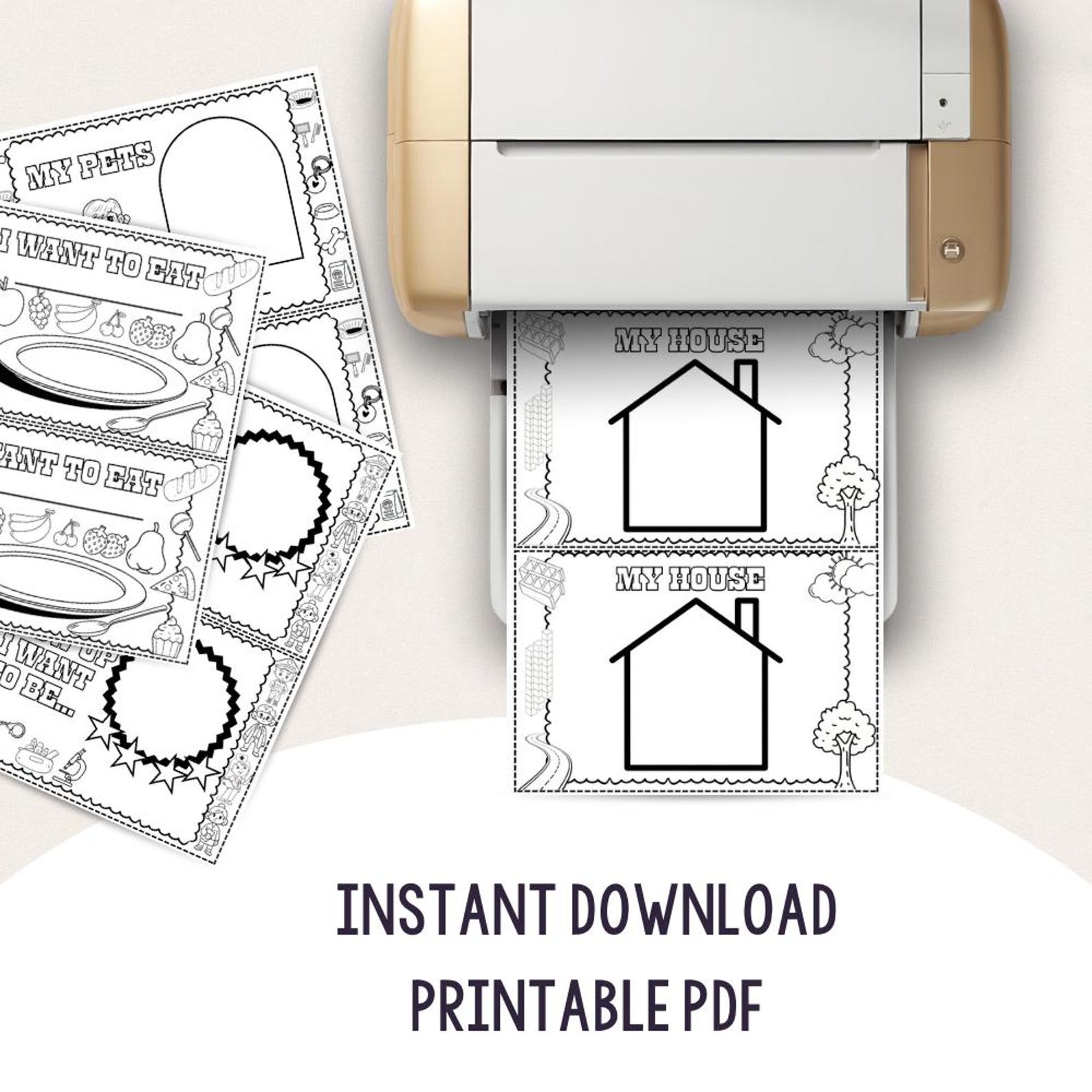 All About Me Printable Activity for Kids, Homeschool Printable ...