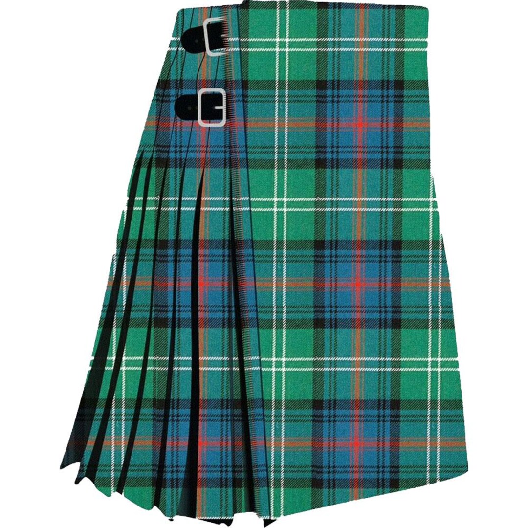 Sutherland Ancient Tartan Kilt – Traditional Highland, Heavyweight ...