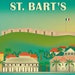 St. Bart's Artwork, St. Bart's Vertical Skyline Print, Gustavia Poster ...