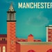 Manchester U.K. Vertical Print, Manchester Bridge, UK Wall Art ...
