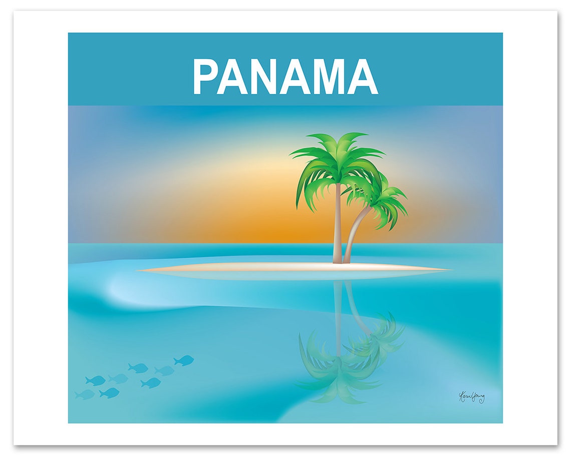 Panama Art Print, Panama Wall Art, Panama Canvas, Panama Poster, Panama ...