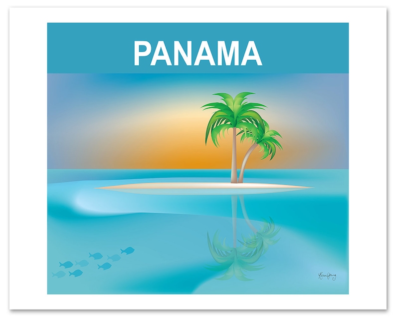 Panama Art Print, Panama Wall Art, Panama Canvas, Panama Poster, Panama ...
