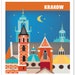 Krakow Print, Krakow Poster, Wawel Castle Art, Poland Art, Krakow ...