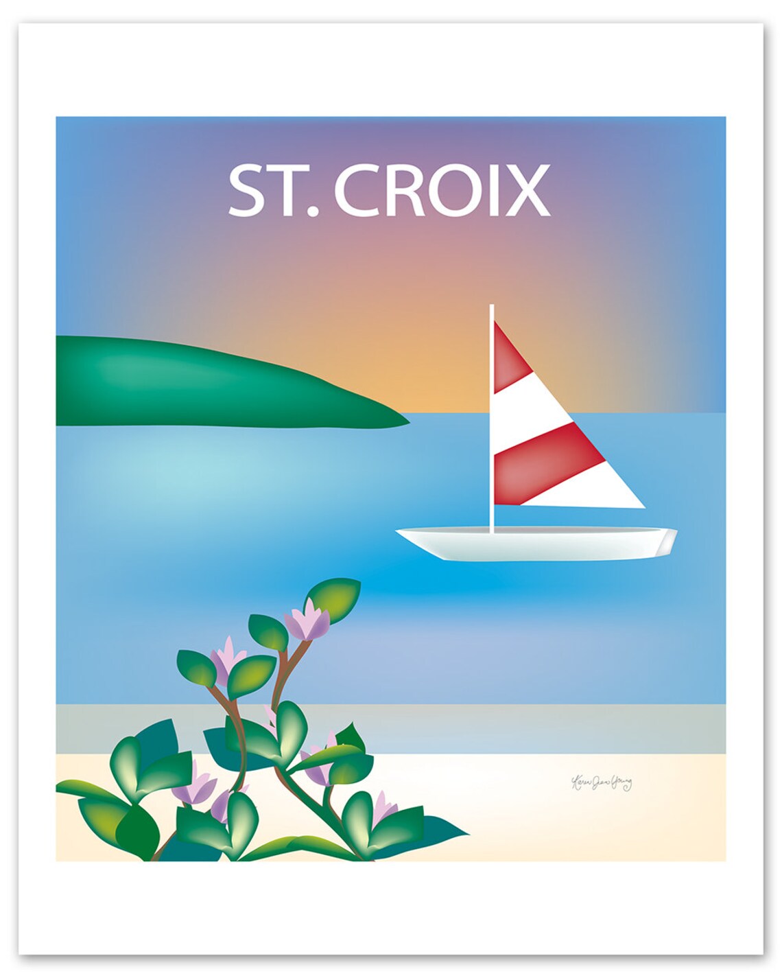 St. Croix Vertical Print St. Croix Wall Art St. Croix Art | Etsy