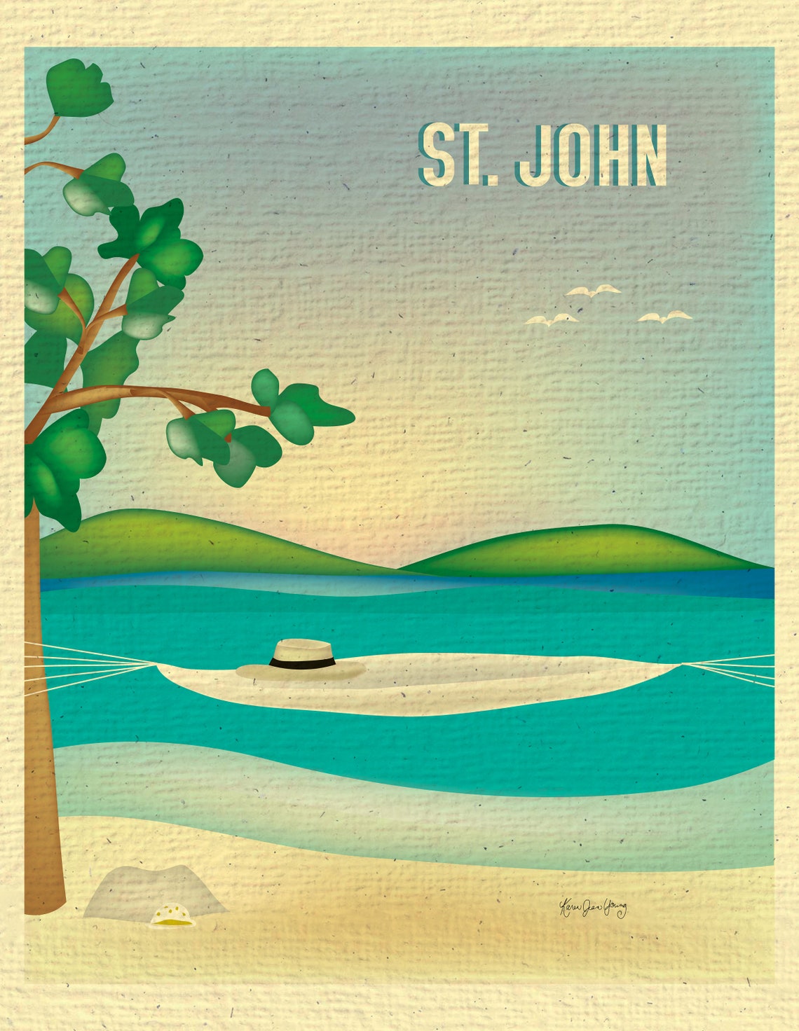 St. John Vertical Print, St. John Wall Art, US Virgin Islands, St. John ...