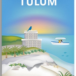 Tulum Mexico Print, Tulum Mexico Art, Tulum Poster, Mexican Print ...