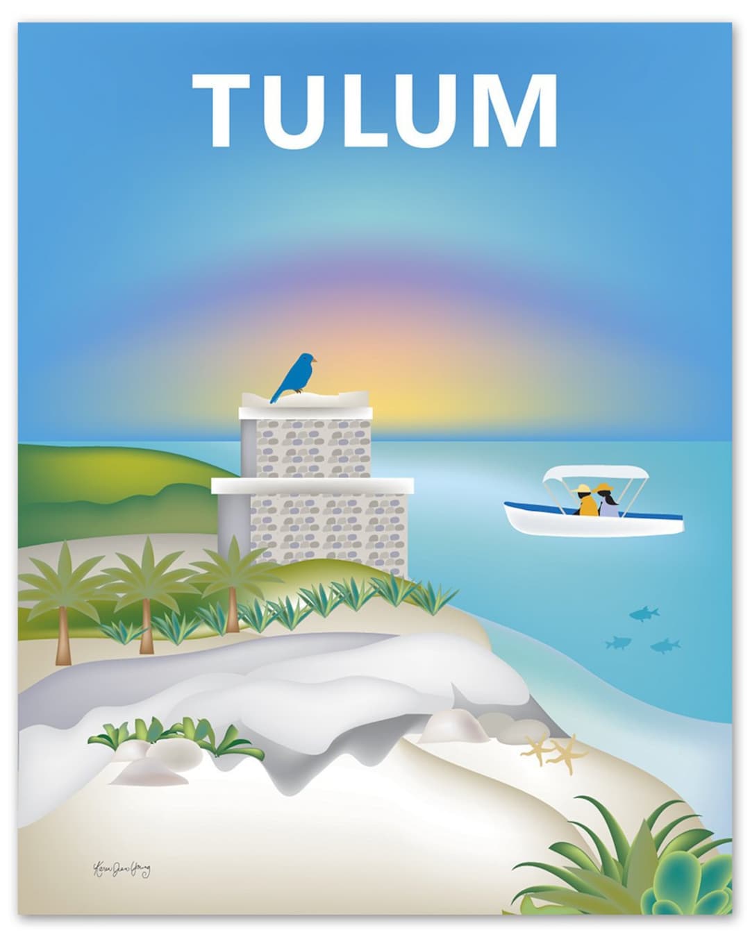Tulum Mexico Print, Tulum Mexico Art, Tulum Poster, Mexican Print ...