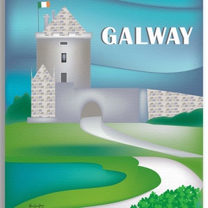Galway Ireland Art Print, Galway Print, Galway Artwork, Galway Poster ...